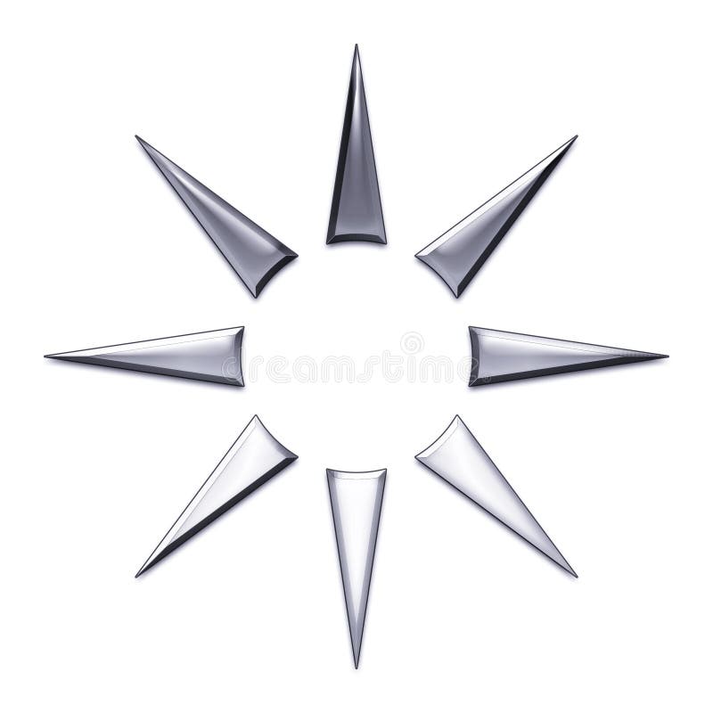 Star Abstract Design stock illustration. Illustration of chrome - 4557843