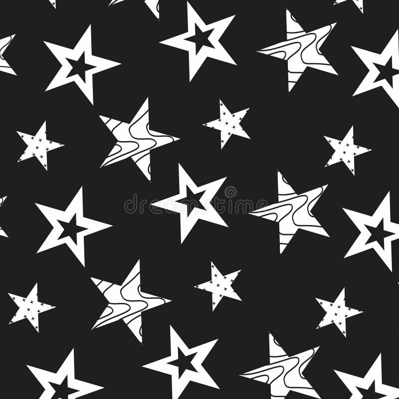 Star All Over Pattern Print Illustrations Vector Art Stock Vector ...