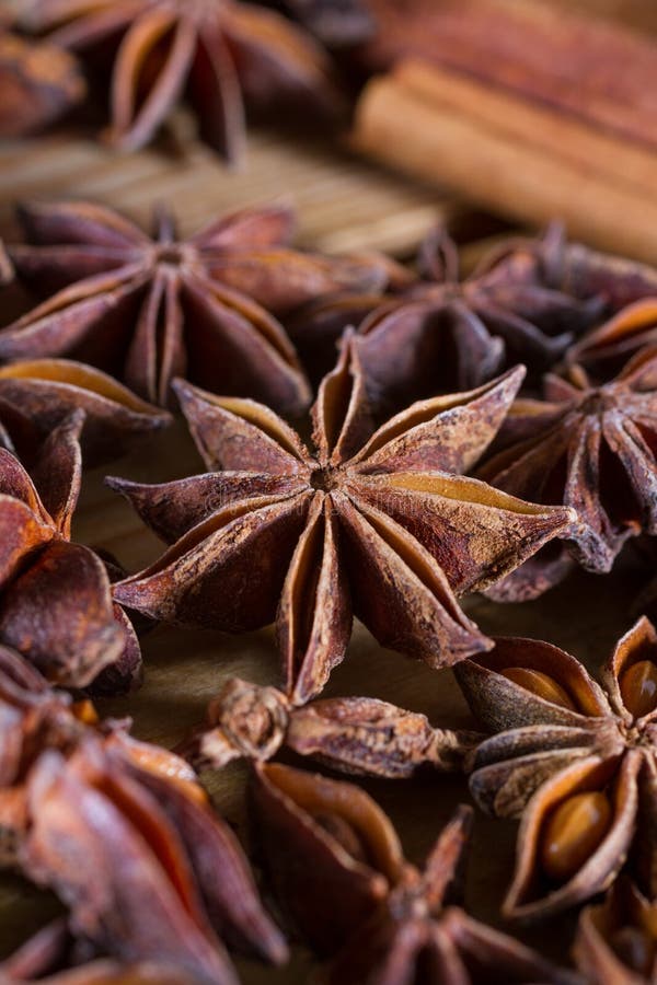Star anise stock photo. Image of space, seed, wooden - 34774846