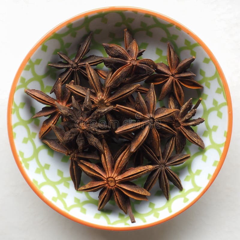 Star Anise stock photo. Image of ceramic, food, seed - 65156014