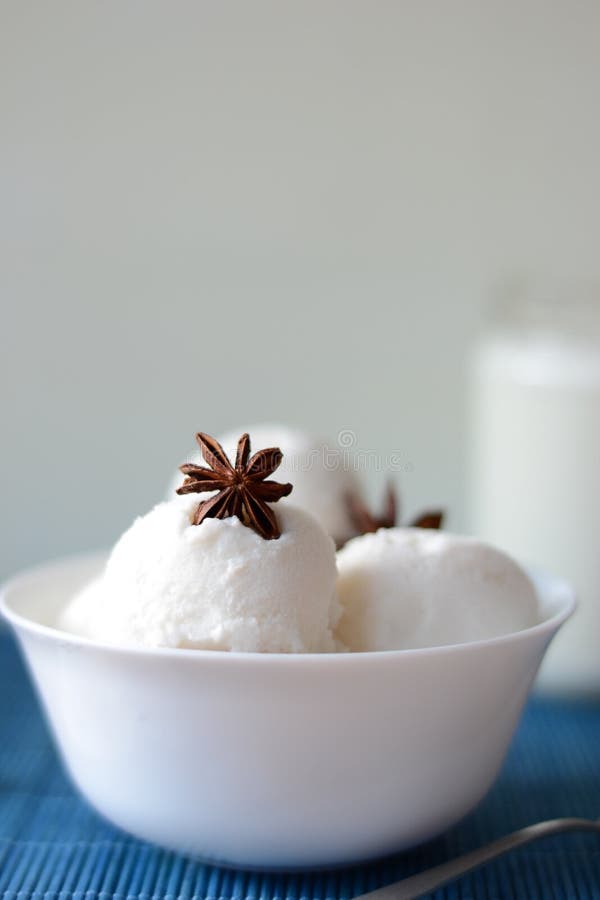 Star anise ice cream stock image. Image of cream, icecream - 56616061