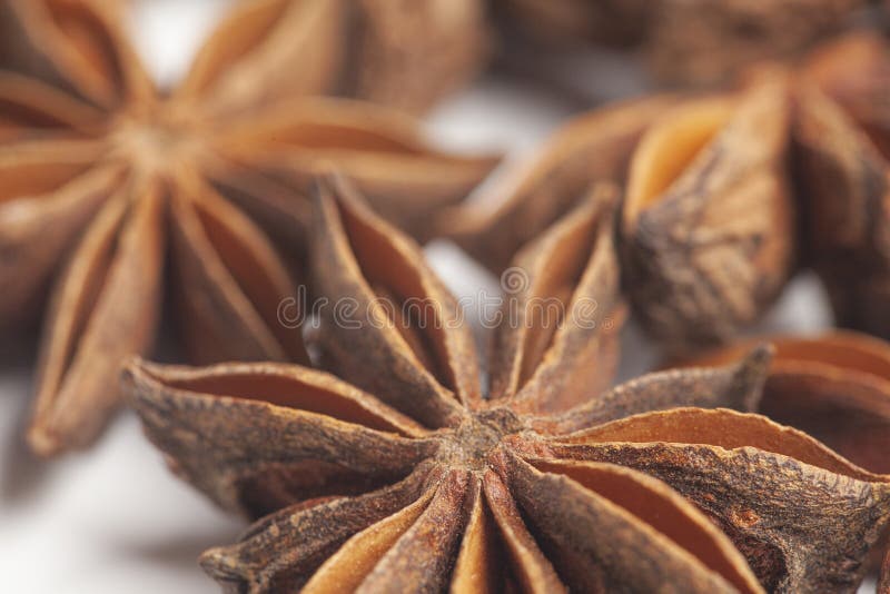 Star Anises Dried Spice Fruits Stock Photo - Image of aroma, anise ...