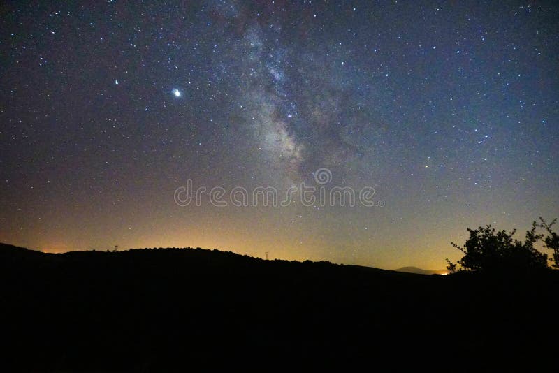 Star Astronomy Photography Long Exposure Nightscape Stock Photo - Image ...