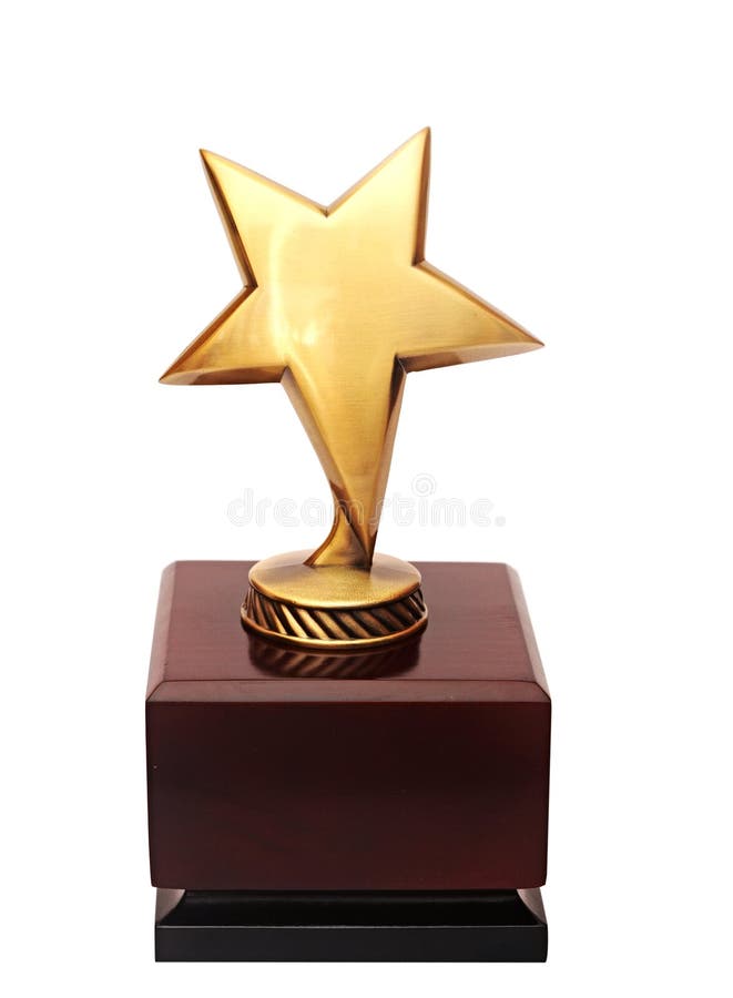 Shinning Star Award stock photo. Image of brass, gold - 11533548