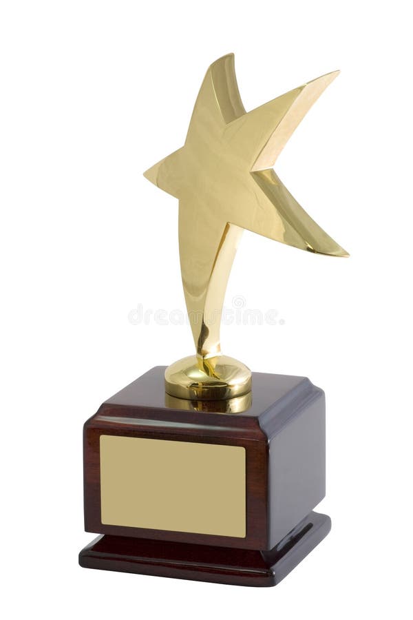 Shinning Star Award stock photo. Image of brass, gold - 11533548