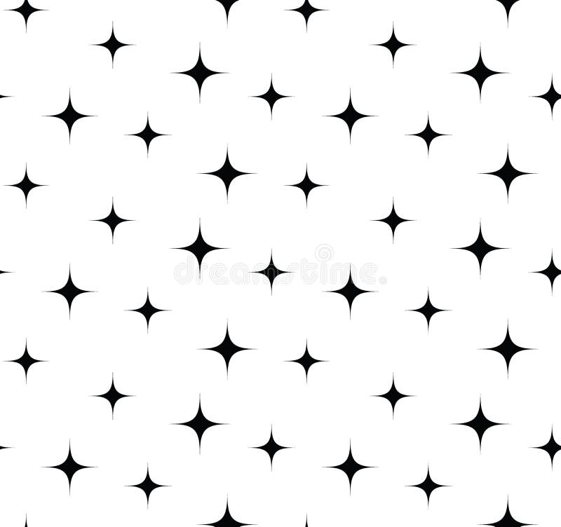 Star Background Seamless. Vector Black Stock Vector - Illustration of ...