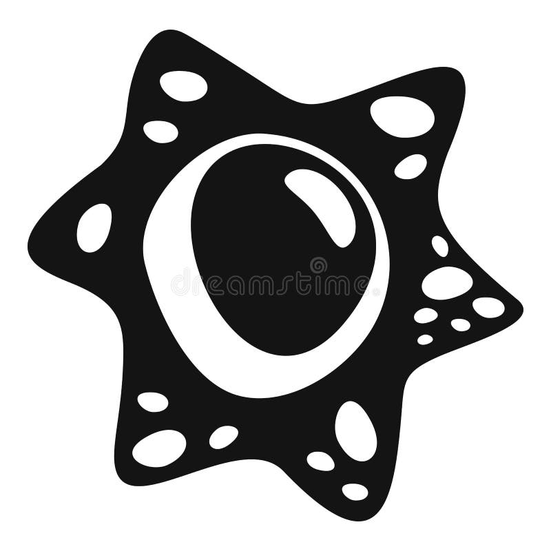 Star Bacteria Icon, Simple Style Stock Vector - Illustration of ...