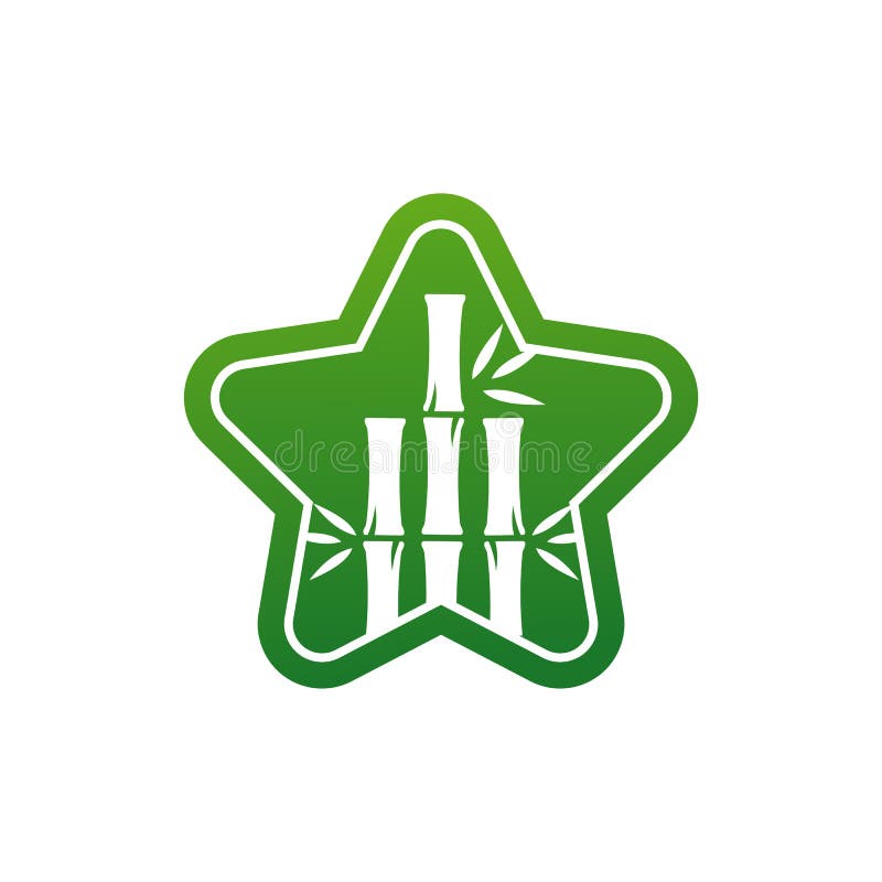 Star Bamboo Logo Vector Template, Creative Bamboo Logo Design Concepts ...