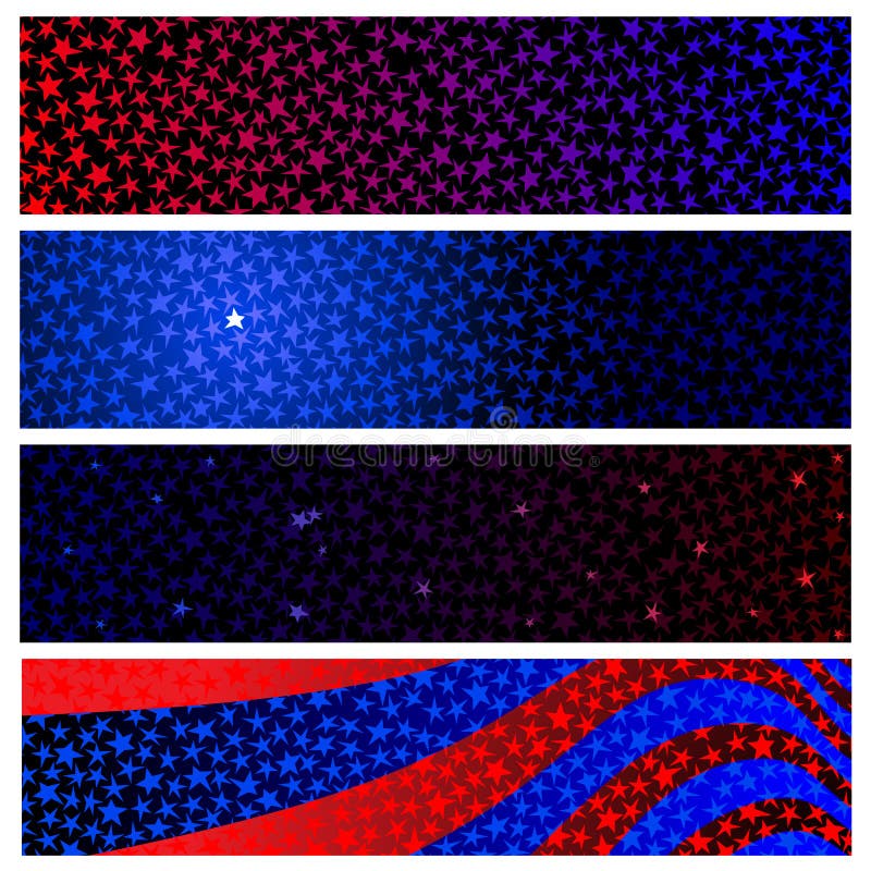 Star banners stock vector. Illustration of america, united - 14422605