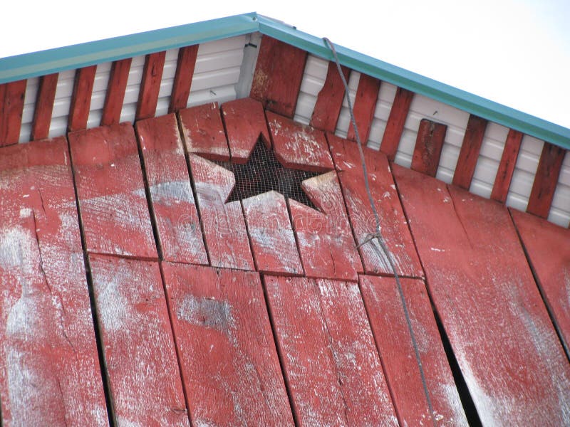 Star on the Barn stock photo. Image of wood, star, agriculture - 80503110