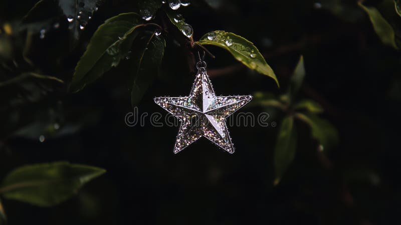 Star on branch stock photo. Image of pattern, xmas, branch - 379186464
