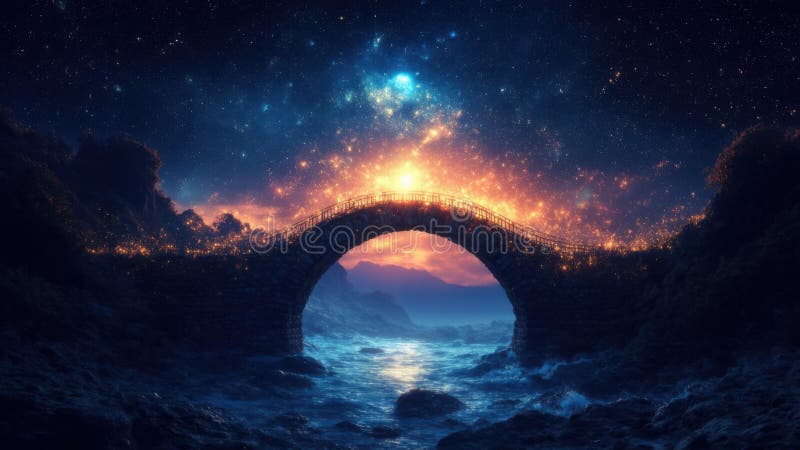 Star Bridge Stretches Across a Cosmic Void, Connecting Two Radiant ...