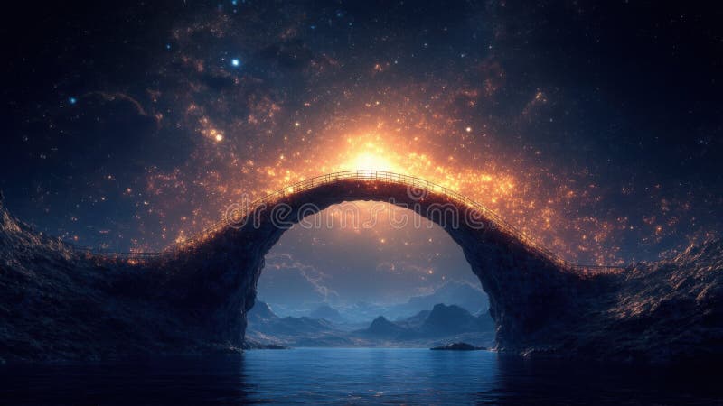 Star Bridge Stretches Across a Cosmic Void, Connecting Two Radiant ...