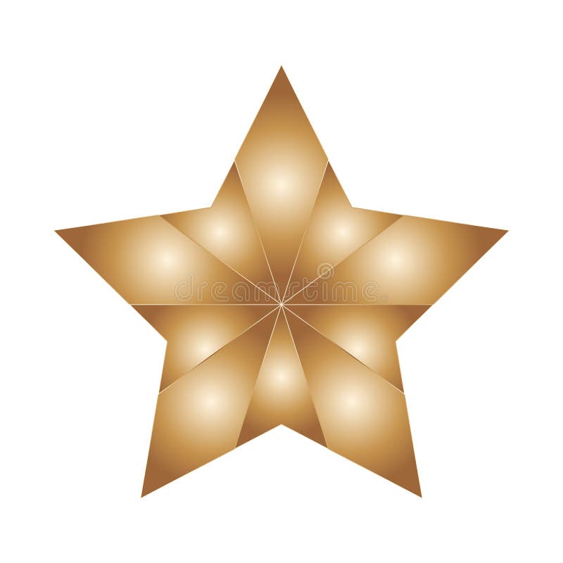 Bronze star award stock vector. Illustration of graphics - 207153691