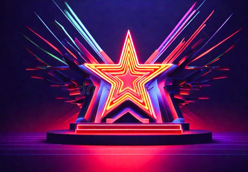 A Star Burst Background, Featuring Radiant Light Rays Spreading Outward ...