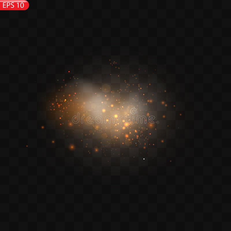Star Burst with Dust and Sparkle Isolated Stock Vector - Illustration ...