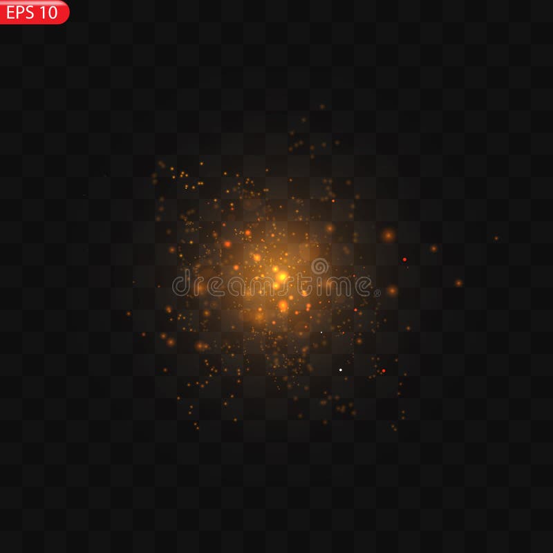 Star Burst with Dust and Sparkle Isolated Stock Vector - Illustration ...