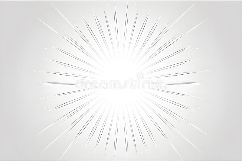 A Star Burst in the Middle of a White Background. Abstract Gray ...