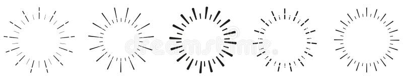 Star Circle Frame. Cartoon Red Star Round Border Stock Vector ...