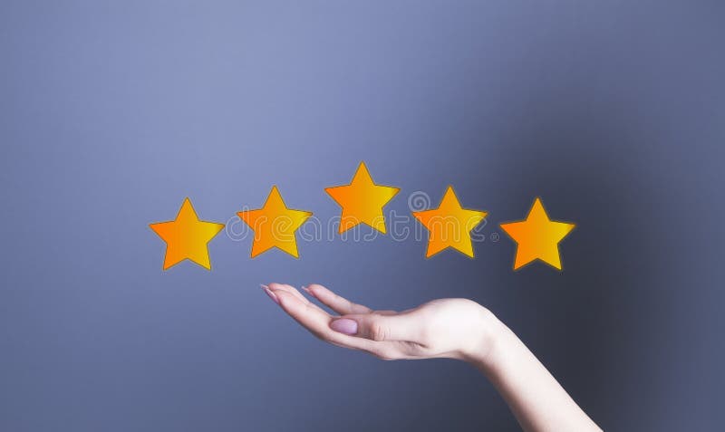 Star business review stock photo. Image of rating, mark - 159695980