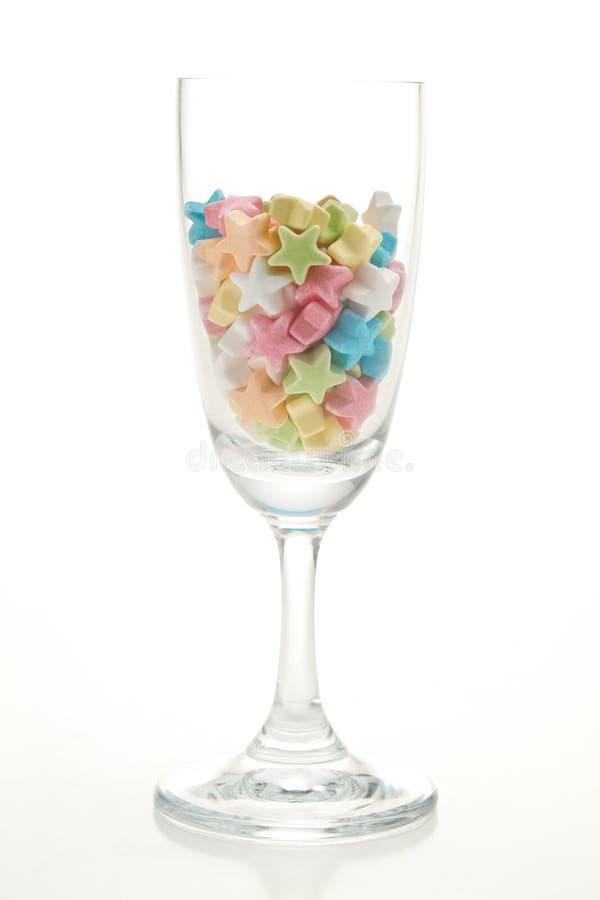 Star candy in glass stock photo. Image of recipe, treat - 24258674