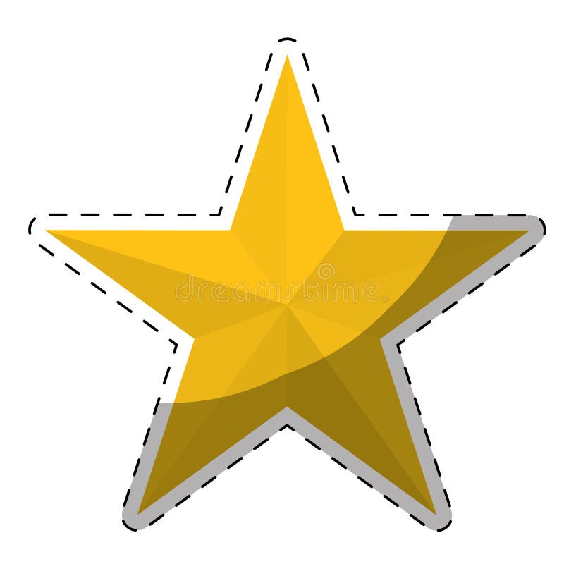 Star cartoon icon image stock illustration. Illustration of icon - 84701401