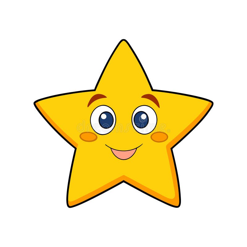 Star funny cartoon picture stock image. Illustration of star - 347373649