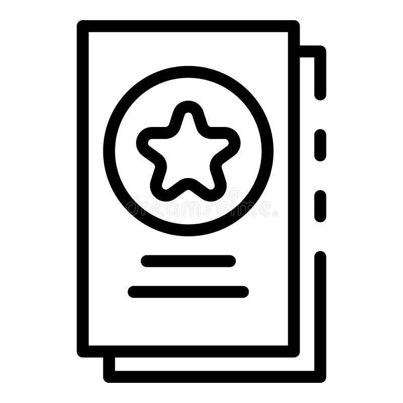 Catalogue Icon Vector Sign and Symbol Isolated on White Background ...