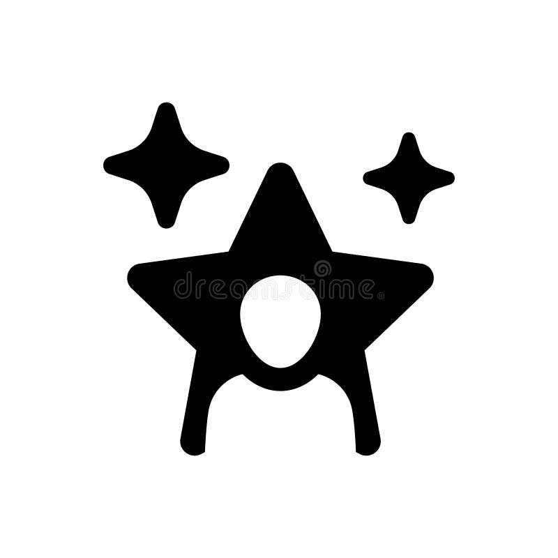 Celebrity Icon. Outline Style Thin Design from Influencer Icons ...