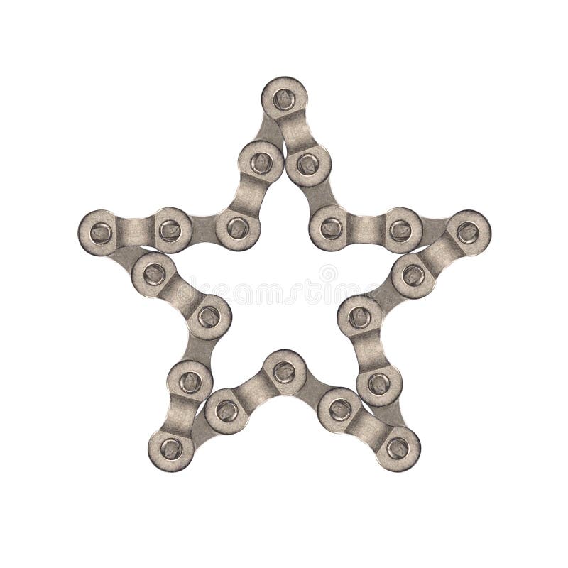 Star of chain stock photo. Image of chained, insignia - 22041540