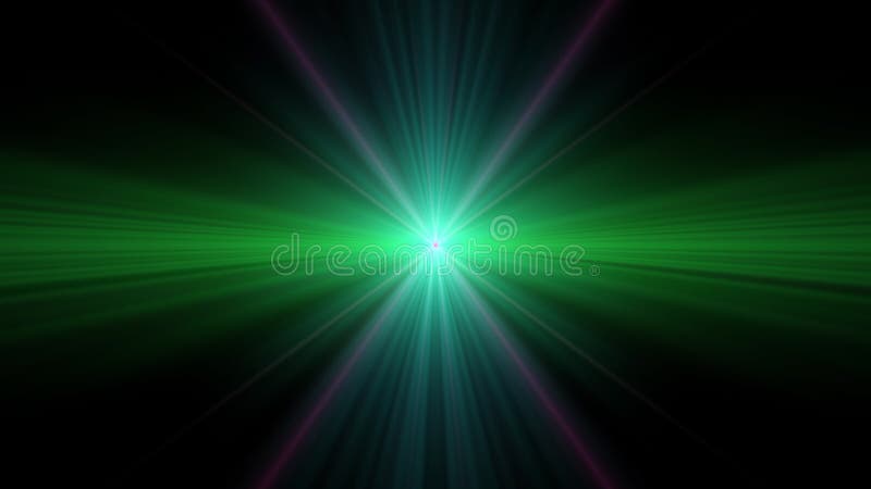 The Star Changes Color As it Rotates and Flickers, and Its Rays Move in ...