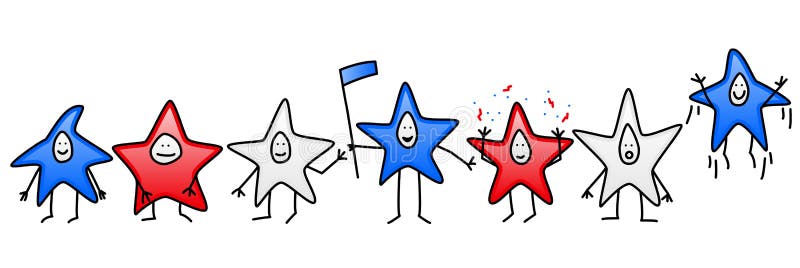 Star characters stock vector. Illustration of comic, star - 13933386