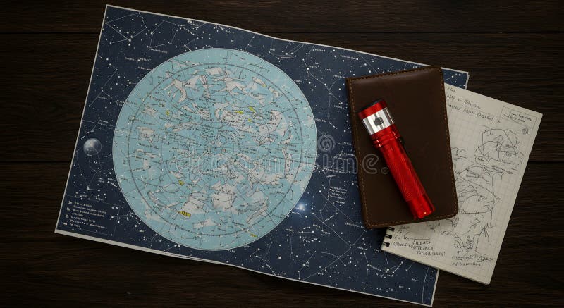 Star Chart Exploration Kit: Celestial Navigation Tools and Red ...