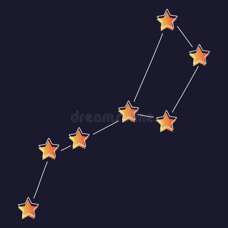 Star Chart with Five Stars stock vector. Illustration of charting ...