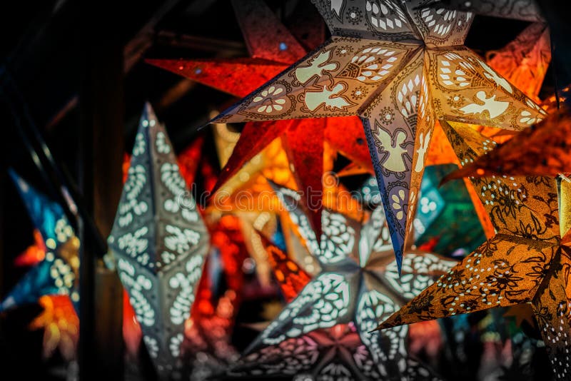 Star Christmas lantern stock photo. Image of retro, decor - 80830586