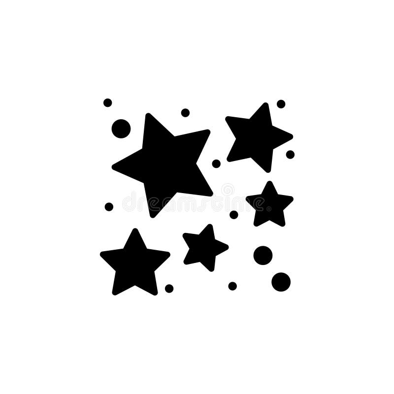 Star Cluster Icon Vector. Star Cluster Simple Sign Stock Vector ...