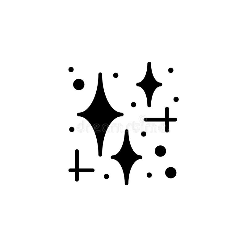 Star Cluster Icon Vector. Star Cluster Simple Sign Stock Vector ...