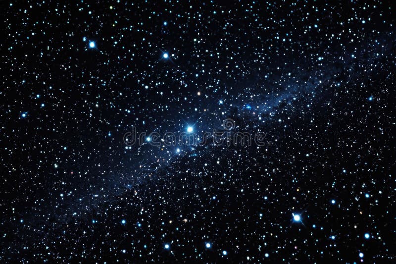 A Star Cluster in the Night Sky with Numerous Stars Shining Bright ...