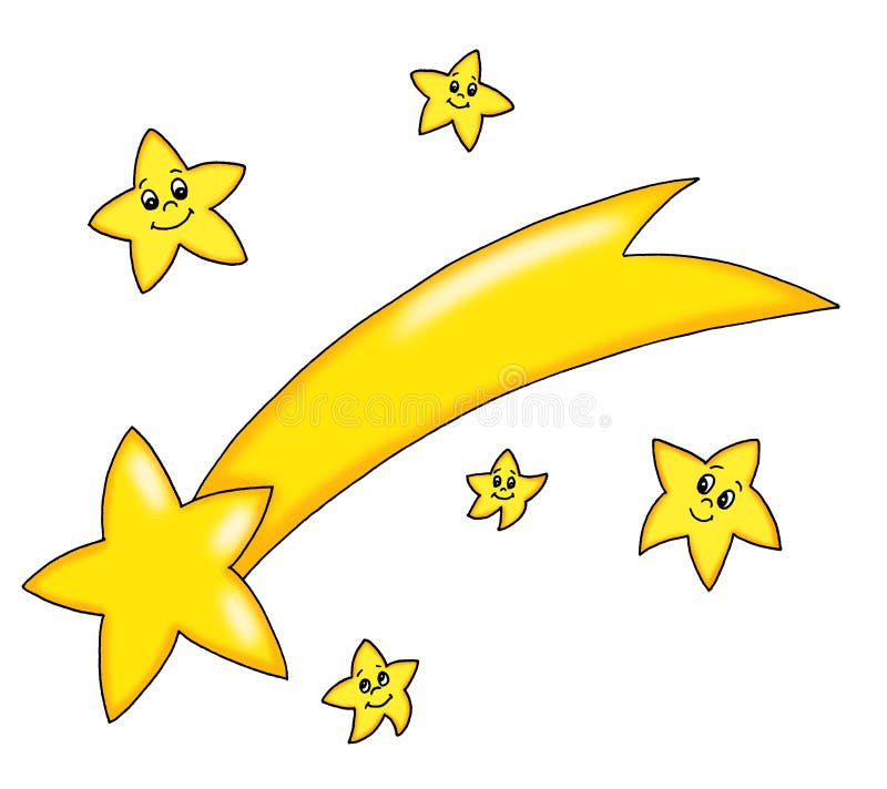 Star comet stock illustration. Illustration of night - 12009463