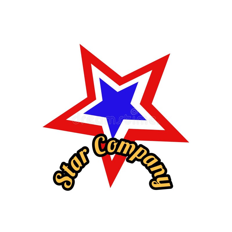 Star Company Logo Design Set Stock Vector - Illustration of industry ...