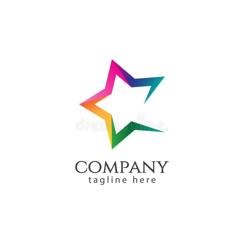 Star Company Logo Vector Template Design Illustration Stock Vector ...