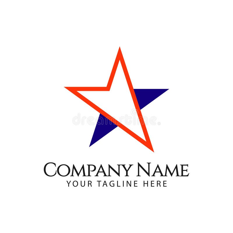 Star Company Logo Sign Template Stock Vector - Illustration of insignia ...