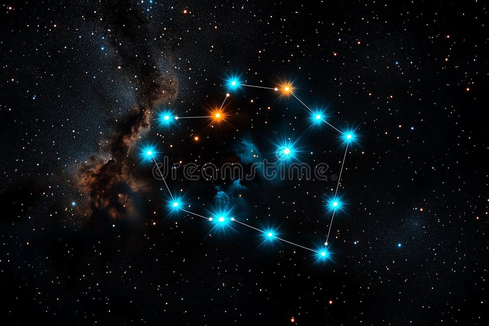 Star Constellation, Cassiopeia, the Celestial Queen Forms a Distinctive ...