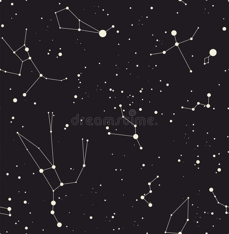 Star constellation vector stock illustration. Illustration of astronomy ...