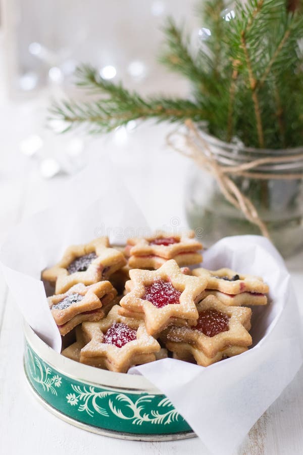 Star cookies stock image. Image of white, gourmet, star - 166989751