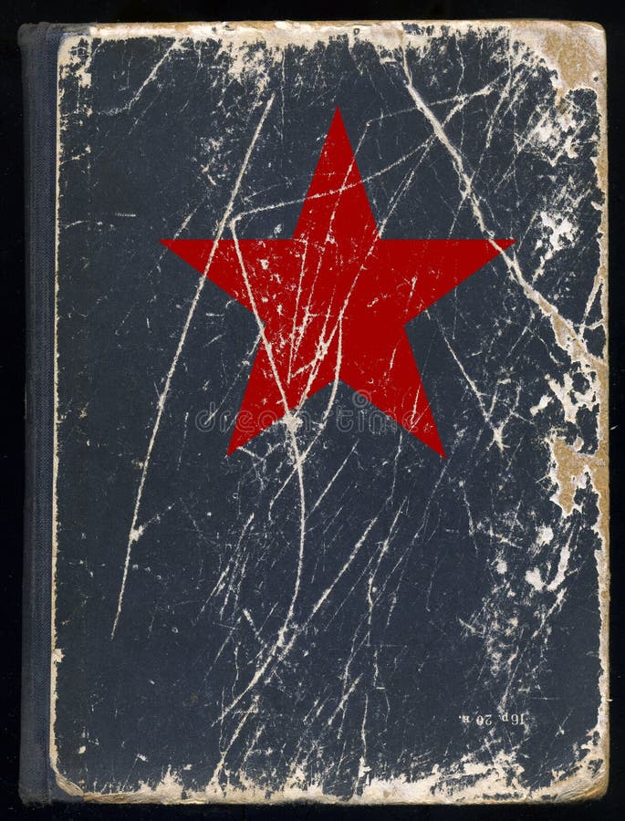 Star on cover of the book stock illustration. Illustration of document ...