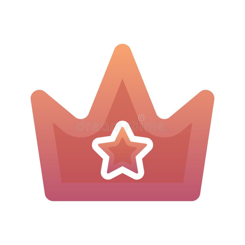 Star Crown Gradient Logo Design Template Icon Stock Vector ...