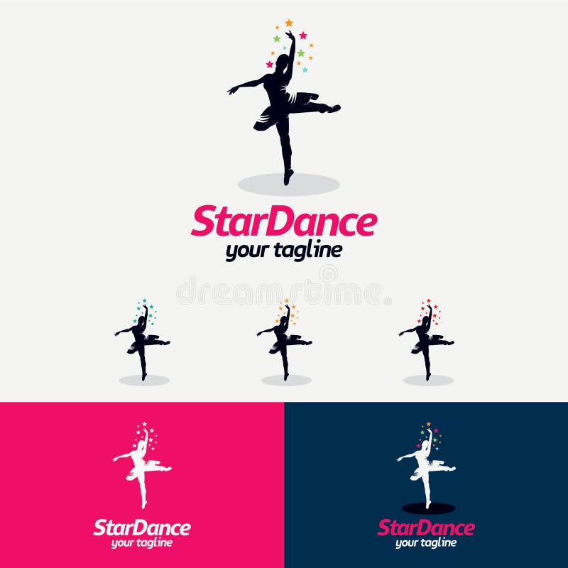 Dance School Logo Star Stock Illustrations – 50 Dance School Logo Star ...