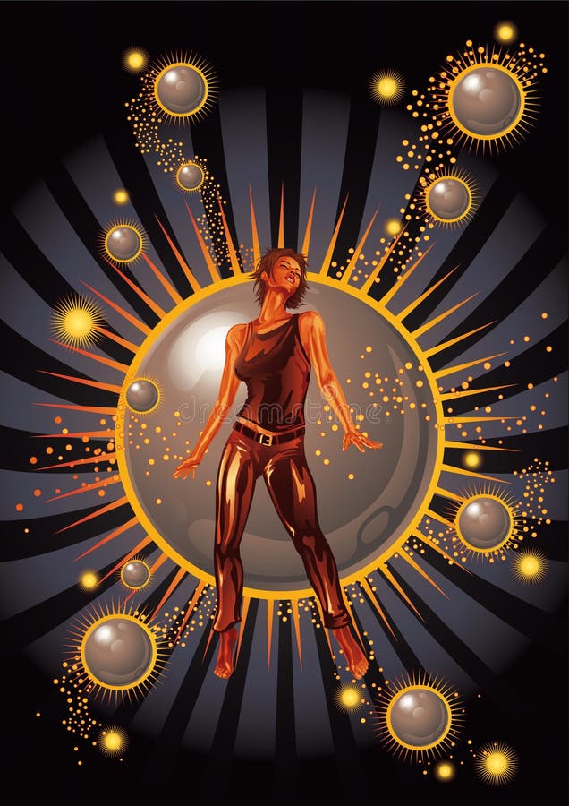 Star Dancer stock vector. Illustration of club, concert - 10415146