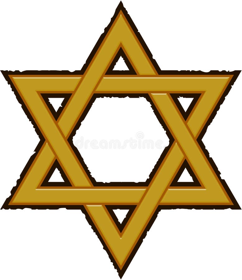 Star of David stock vector. Illustration of drawing, flag - 1510939